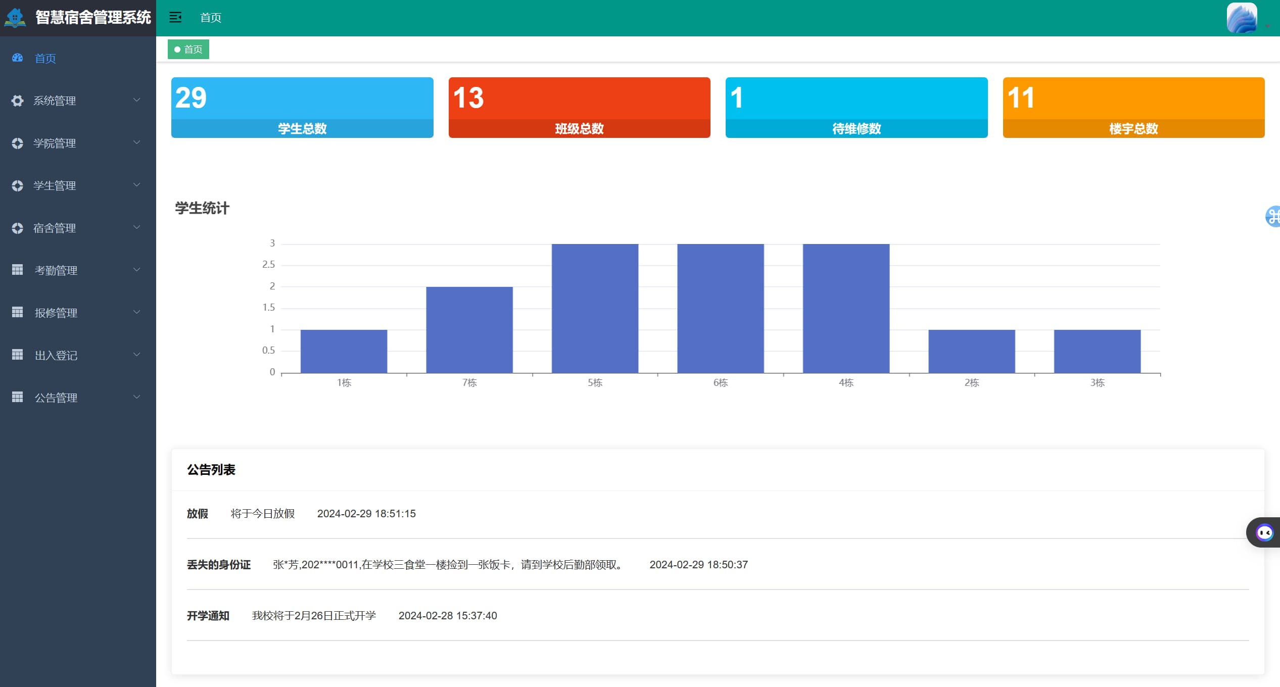 GitHub - AlanDoDo/Dormitory_management_system: 基于vue + spring boot开发学生宿舍管理系统